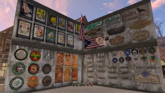 Gruffydd's Signs and Posters 日本語化対応 居住地 - Fallout4 Mod データベース MOD紹介・まとめサイト