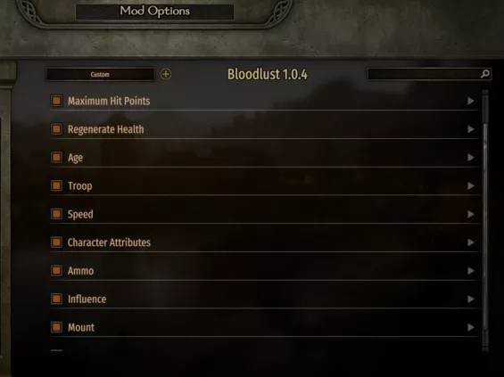 Bloodlust 日本語化対応 ゲームプレイ - Mount & Blade II: Bannerlord Mod データベース MOD紹介 ...