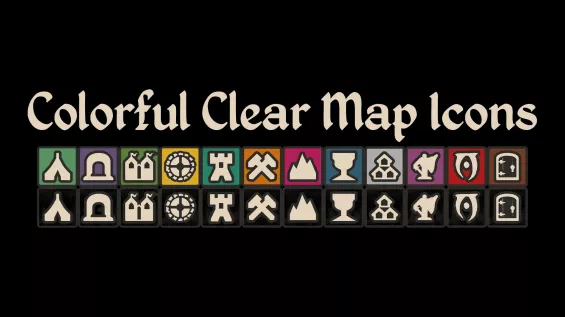 Colorful Clear Map Icons インターフェイス - Oblivion Remastered Mod データベース MOD ...