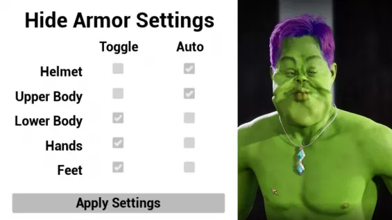 Hide Armor (modular) その他 - Oblivion Remastered Mod データベース MOD紹介・まとめサイト