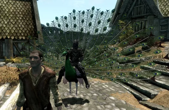 Repopulate Skyrim with Peacocks 馬・騎乗・乗物 - Skyrim Mod データベース MOD紹介・まとめサイト
