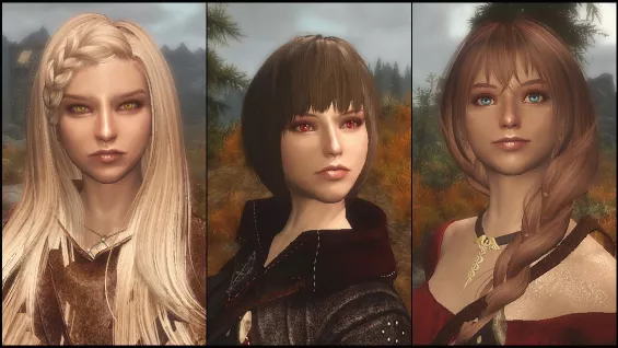 The 3 piece Female Followers LE 日本語化対応 フォロワー - Skyrim Mod データベース MOD紹介 ...