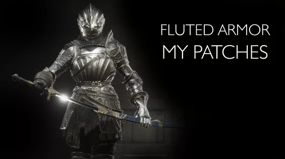 Fluted Armor - My patches by Xtudo LE 鎧・アーマー - Skyrim Mod データベース MOD紹介 ...