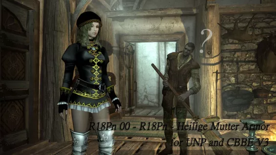 R18Pn 00 - Heilige Mutter Armor for UNP and CBBE V3 日本語化対応 鎧・アーマー ...