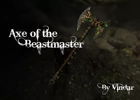 Axe of the Beastmaster 武器 - Skyrim Mod データベース MOD紹介・まとめサイト