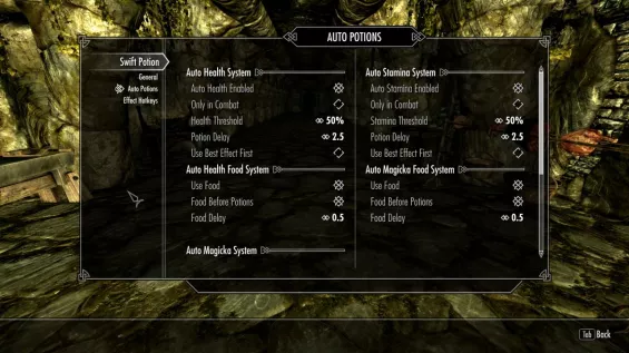 Swift Potion Reborn 日本語化対応 ゲームシステム変更 - Skyrim Mod データベース MOD紹介・まとめサイト