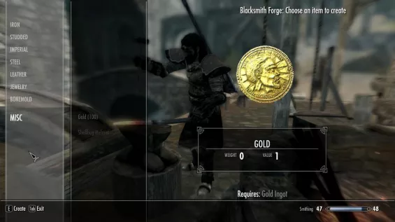 Gold Coin Smithing and Smelting その他 - Skyrim Mod データベース MOD紹介・まとめサイト