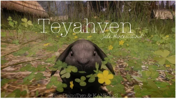 Teyahven- Standalone Rabbit Follower 日本語化対応 フォロワー - クリーチャー - Skyrim Mod ...