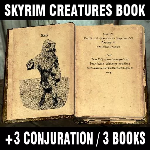 Skyrim Creatures Book その他 - Skyrim Mod データベース MOD紹介・まとめサイト