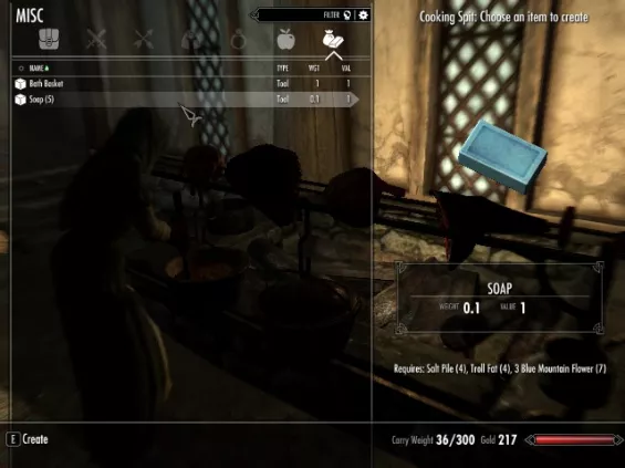 Simple Bathing 日本語化対応 イマージョン - Skyrim Mod データベース MOD紹介・まとめサイト