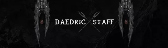 Daedric Staff - Conjuration Staff Replacer 武器 - Skyrim Mod データベース MOD紹介 ...