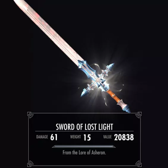 Sword of Lost Light (Final) 武器 - Skyrim Mod データベース MOD紹介・まとめサイト