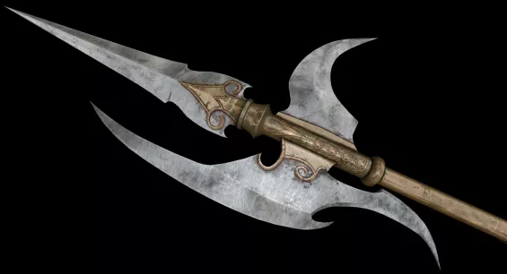 Aegean Sentinel Halberd 武器 - Skyrim Mod データベース MOD紹介・まとめサイト