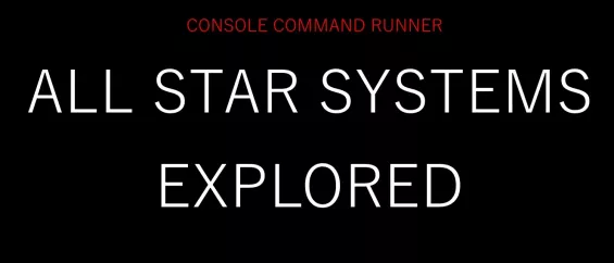 ALL Star Systems Explored - CCR ユーティリティ - Starfield Mod データベース MOD紹介・まとめサイト